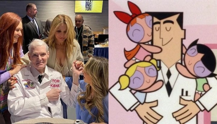 The Powerpuff Girls pay tribute to Professor Utonium voice actor Tom Kane