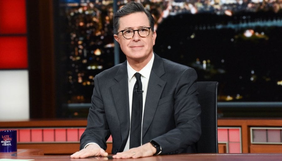 Stephen Colbert makes first appearance after exiting late night show