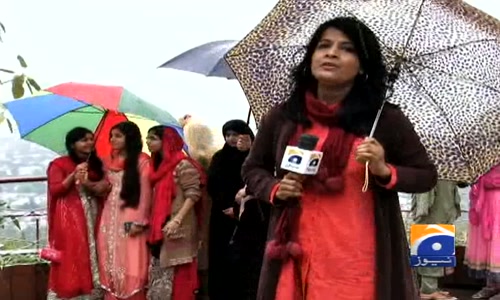 Weather turned into pleasant after rain in Islamabad. | TV Shows - geo.tv