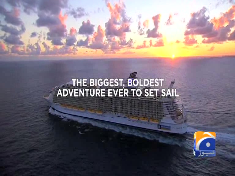 The World's Largest Cruise Ship Has Set Sail. | TV Shows - geo.tv
