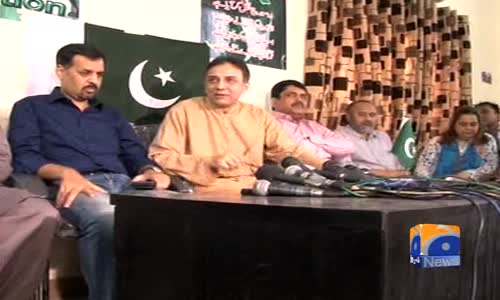 MQM's Raza Haroon joins hands with Mustafa Kamal. | TV Shows - geo.tv