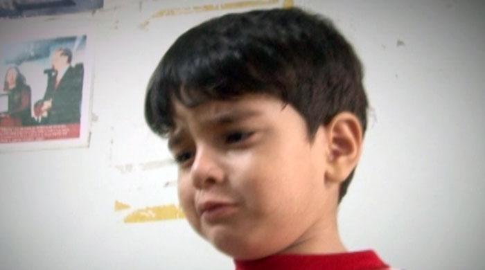 Little Abdullah at Edhi Centre Karachi longs to meet his mother
