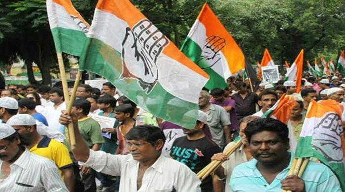 'Pakistan Zindabad' chanted at Indian Congress rally