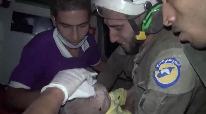 This video of a Syrian volunteer rescuing a baby will move you to tears