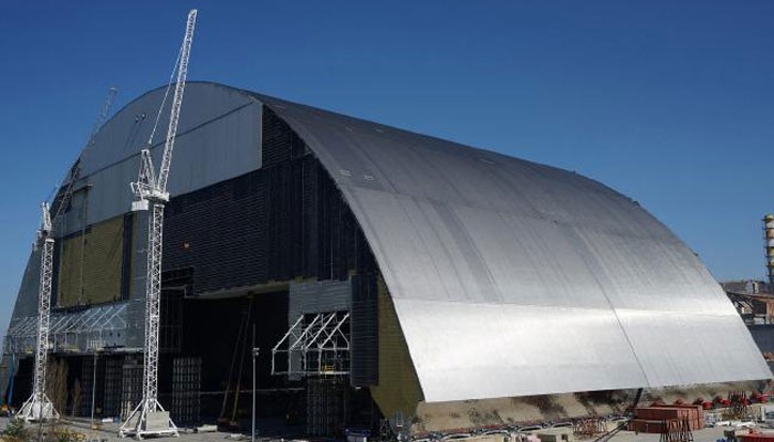 Ukraine unveils world’s largest moveable safety dome over Chernobyl