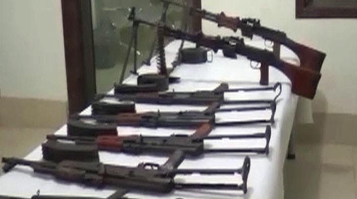 Rangers recover cache of weapons from Karachi’s Surjani Town