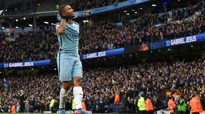 Man City's Gabriel Jesus out with broken foot