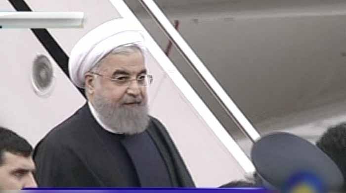ECO summit: Iranian President Hassan Rouhani reaches Pakistan