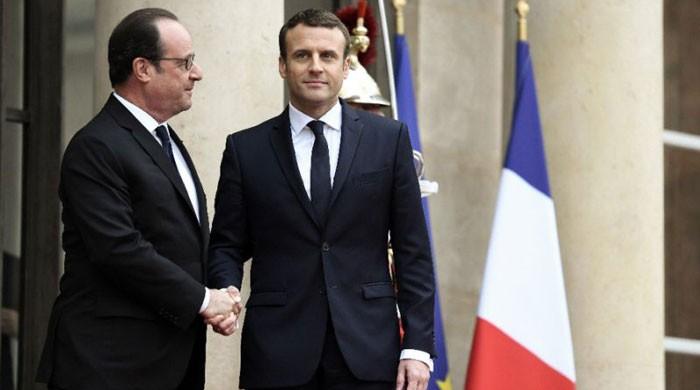 Macron takes office as French president