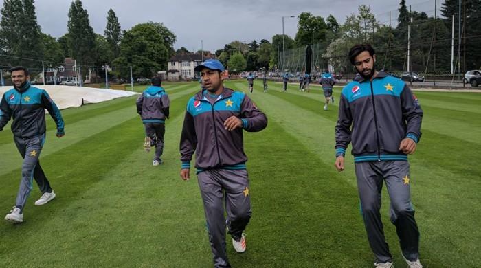 Pakistan hold practice session ahead of Champions trophy