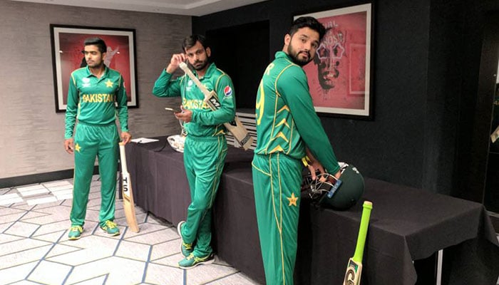 Pakistan team kit for Champions Trophy