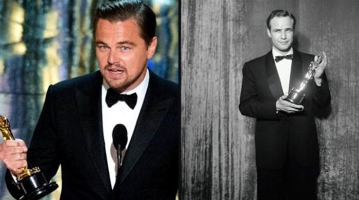 DiCaprio returns Oscar won by Brando, in Malaysia fund scandal