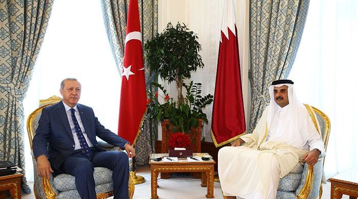 Erdogan in Qatar for talks on Gulf crisis