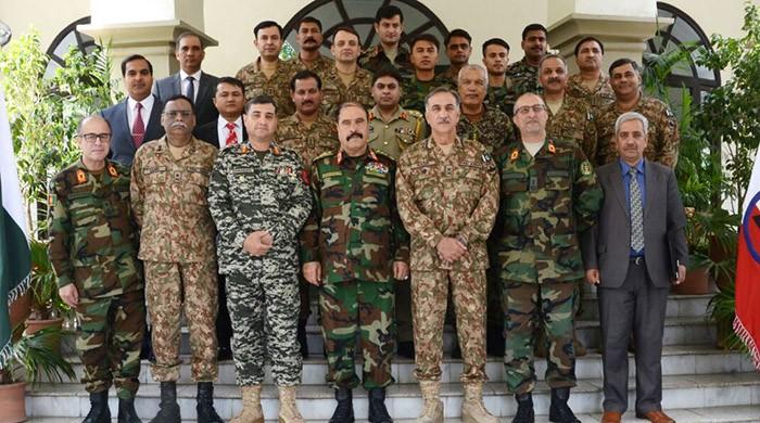 High-level Afghan military delegation visits Peshawar Corps HQ