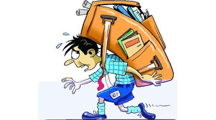 Overloaded school backpacks can cause long-term back problems