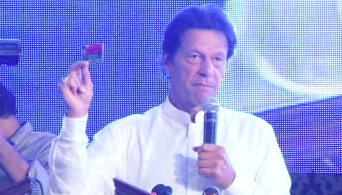 PTI chief launches membership drive in Lahore