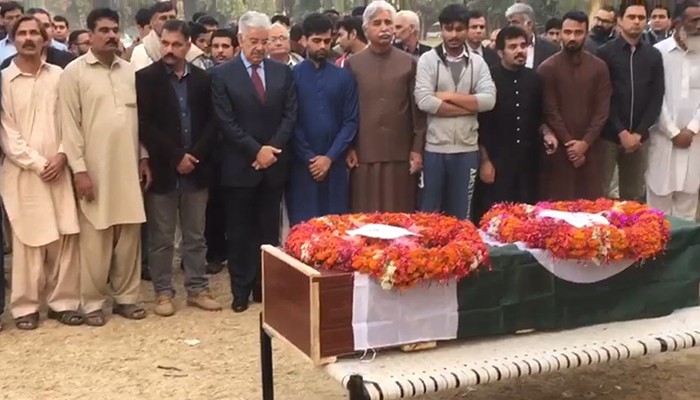 Funeral prayers offered for Pakistani diplomatic staffer killed in ...