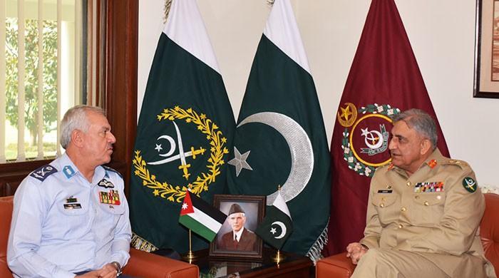 Commander Jordanian Air Force calls on COAS