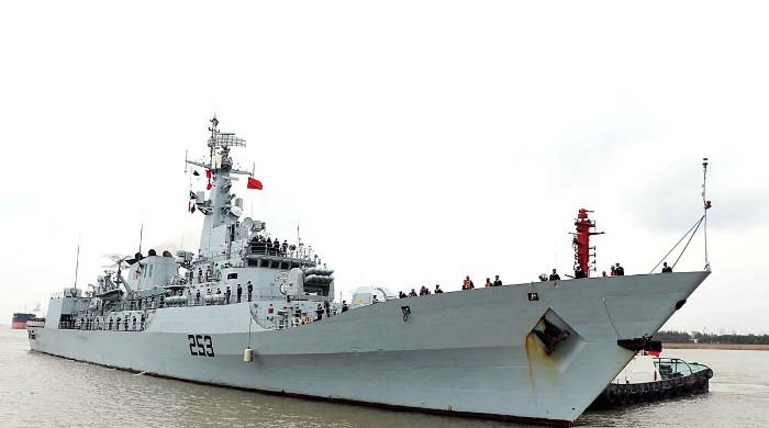 Pakistani naval ship arrives in Shanghai on a goodwill visit and naval ...