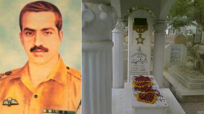 Martyrdom anniversary of Major Shabbir Sharif observed today