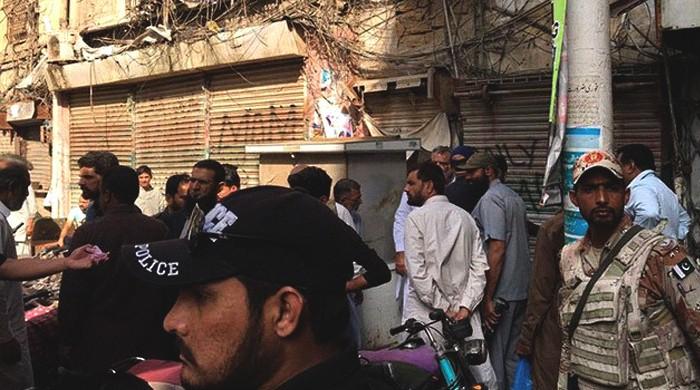 Case filed over grenade attack in Karachi's Kharadar