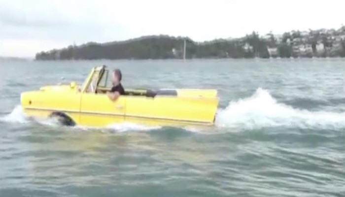 Video of man driving car on water is driving the internet crazy | TV ...
