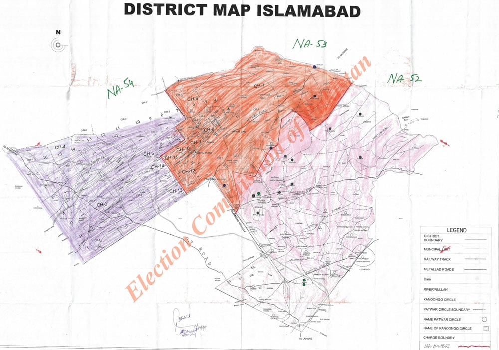ECP releases constituency maps of preliminary delimitation for all ...