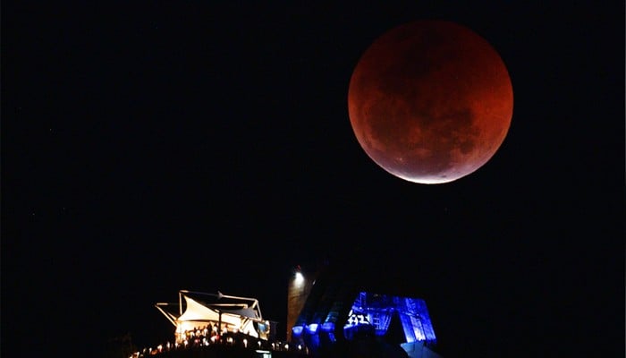 In pictures: World left starstruck as Blood Moon shines