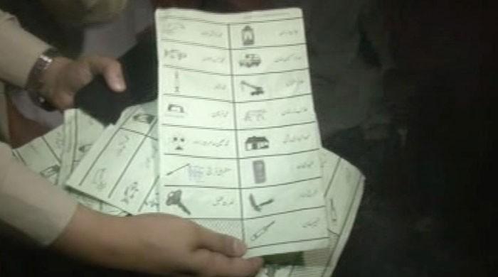 Stamped ballot papers recovered from garbage dump in Karachi