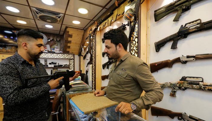 Baghdad gun shops thrive after Iraqi rethink on arms control