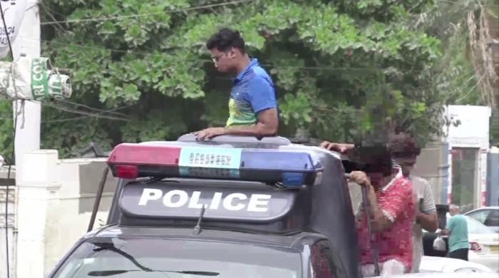 DSP suspended after youth seen driving his police vehicle