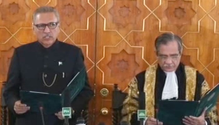 Dr Arif Alvi sworn in as 13th President of Pakistan