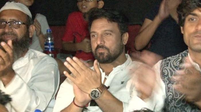 John Rambo watches 'The Donkey King' at Karachi's Capri Cinema