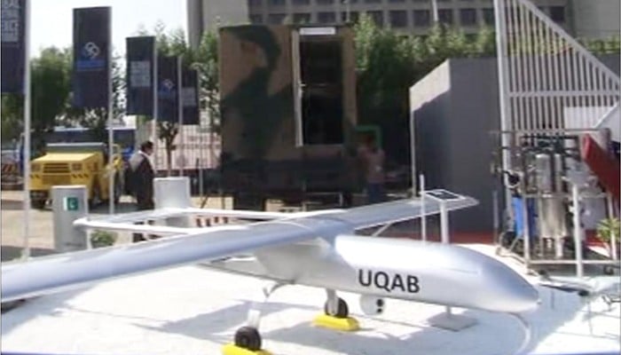 Pakistan unveils 'Shahpar' drone at IDEAS 2018