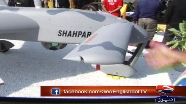 Pakistan unveils 'Shahpar' drone at IDEAS 2018 | TV Shows - geo.tv