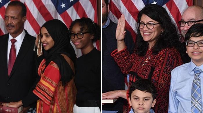 First Muslim women elected to US Congress sworn in
