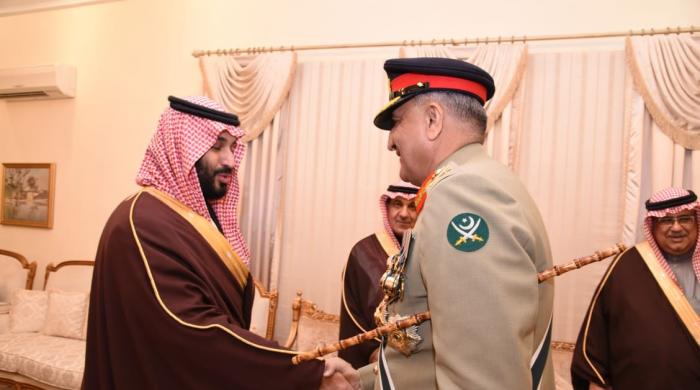 Army chief, Saudi crown prince discuss ongoing defence cooperation