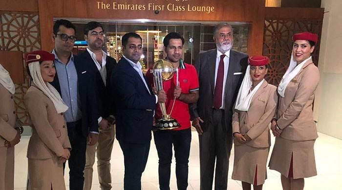 ICC World Cup trophy arrives in Pakistan again