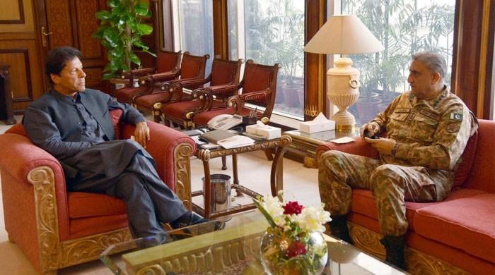 Army chief calls on PM Khan, discusses security affairs