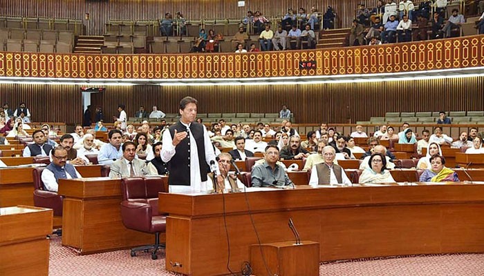 What laws has the PTI-led government passed in its first year?