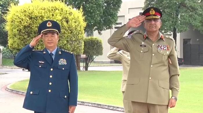 China's General Xu Qiliang meets COAS Gen Bajwa at GHQ