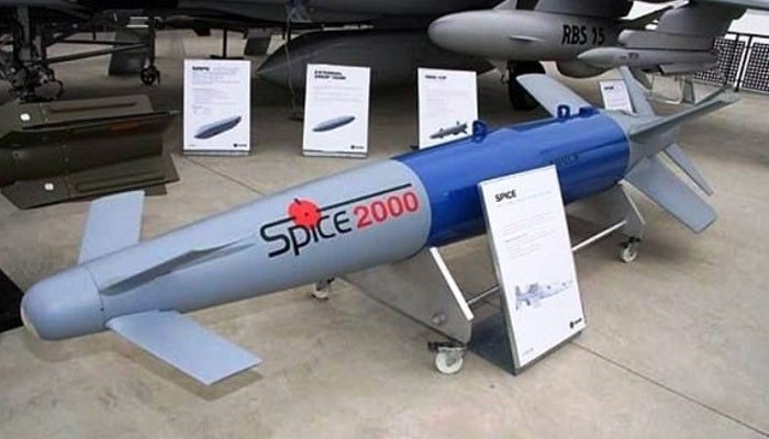India will receive Spice 2000 bombs from Israel