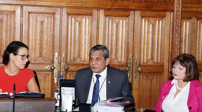 Pakistani HC Nafees Zakaria briefs British MPs on Kashmir humanitarian ...