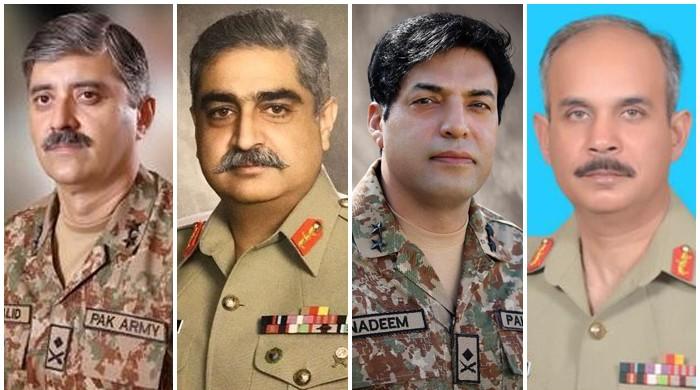 Pakistan Army promotes four Majors General to Lt Gen rank