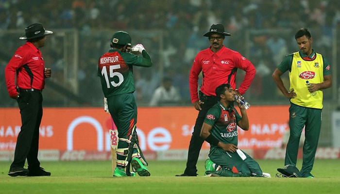 'Tuff' conditions see two Bangladesh players vomit during T20I opener ...