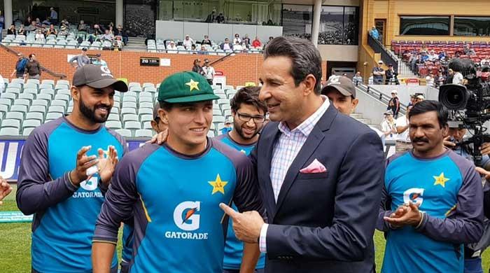 Wasim Akram advises debutant Musa to stay focused, hit the right lengths