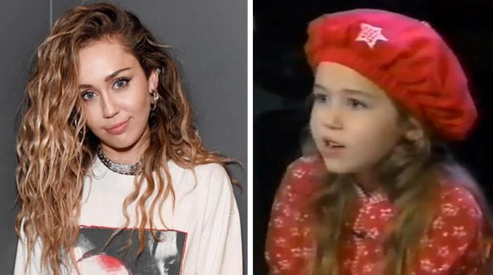 Miley Cyrus goes on a trip to nostalgia with adorable childhood ...