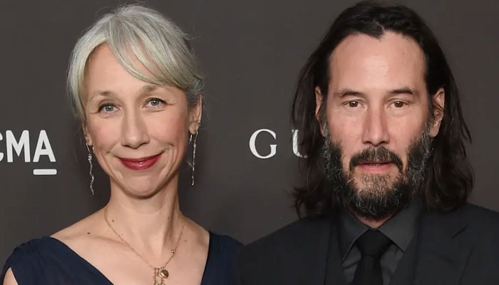 Keanu Reeves' girlfriend keeps her grey hair for a reason