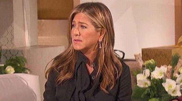 Why Jennifer Aniston cried hysterically in her on-screen boyfriend's lap