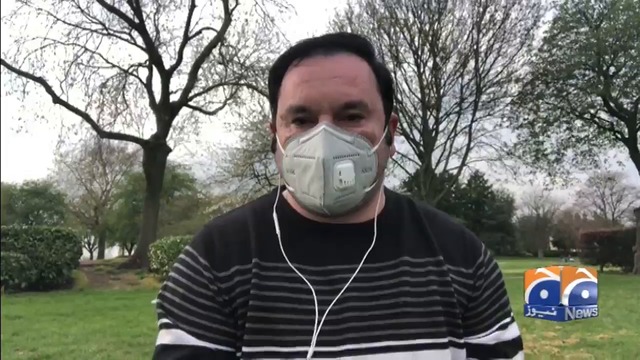 Geo News Special - People maintain social distancing when moving in ...